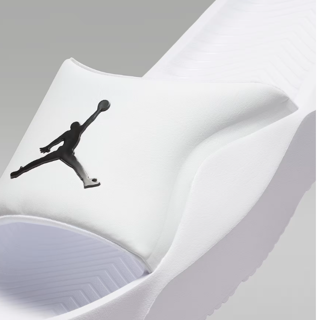 NEW Jordan Franchise Slides Comfort Sandals, White/Black | eBay