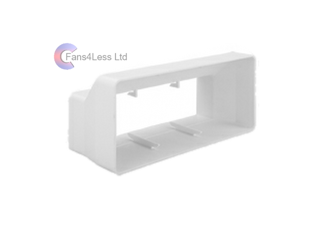 Flat Rectangular Ducting 220x90 Extractor Ventilation Heat Recovery Fan ...