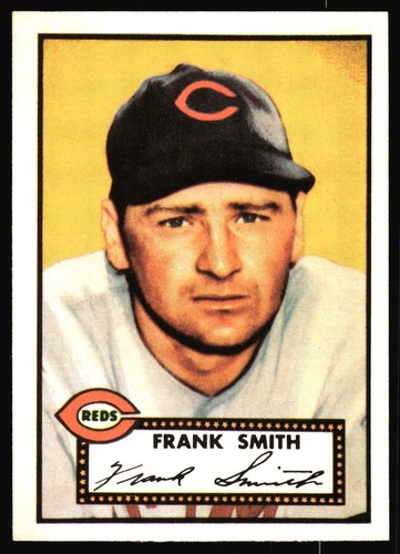 1983 Topps 1952 Reprint Series Frank Smith Rookie #179 Cincinnati Reds ...