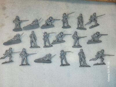 Marksmen Models Civil War Rebel Vets (18) Plastic Soldier Figures 54mm ...