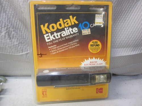 Vintage Kodak Ektralite 10 110 Film Camera with RARE Liberty Sponsor ...