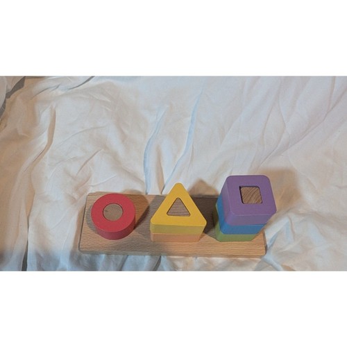 Kiwico Geo Shape Wooden Puzzle | eBay