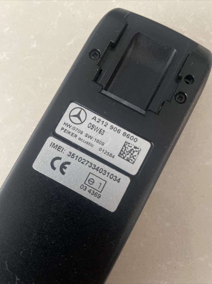Original Mercedes-Benz A/B/C/E-KLASSE Bluetooth Telefon-Modul SAP V3 ...