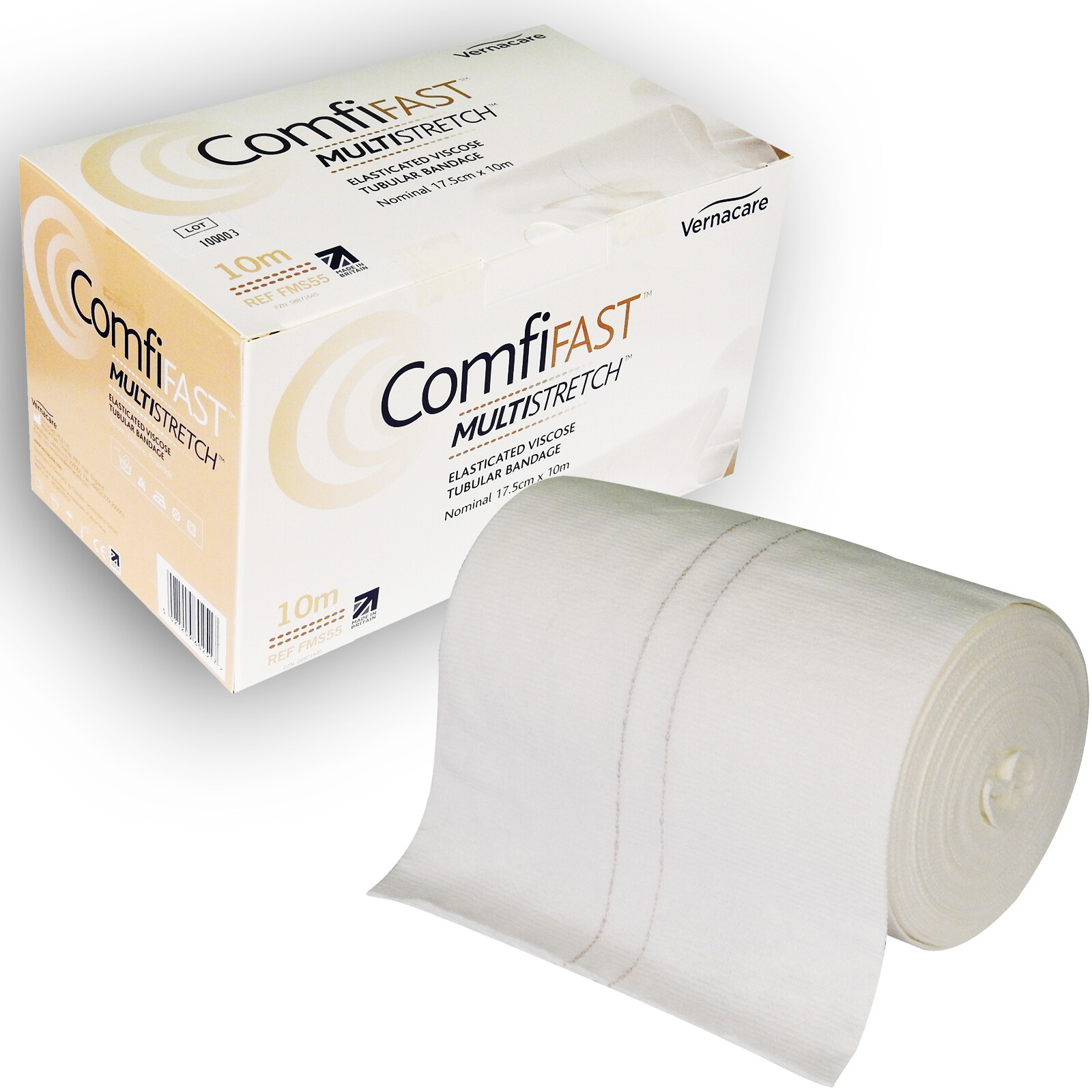 Comfifast Multi-Stretch Elasticated Viscose Tubular Bandage, 5 Sizes ...