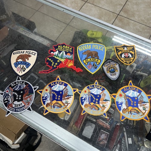 Alaska State Trooper Highway Patrol Kodiak Airport Police Fire Patch ...