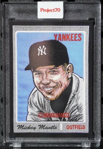 MICKEY MANTLE Topps Project 70 #343 By Mimsbandz | eBay