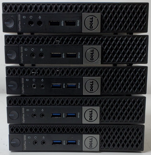 Lot of Five OptiPlex 5050 Micro Intel Core i5-7600T @2.80GHz No HDD 4GB ...