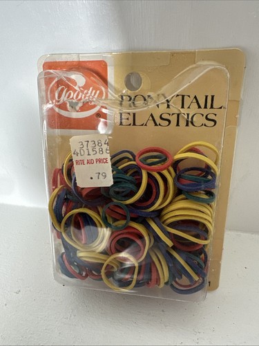 RARE Vintage 1982 Goody Elastics Ponytail Holders Multicolor Bands ...