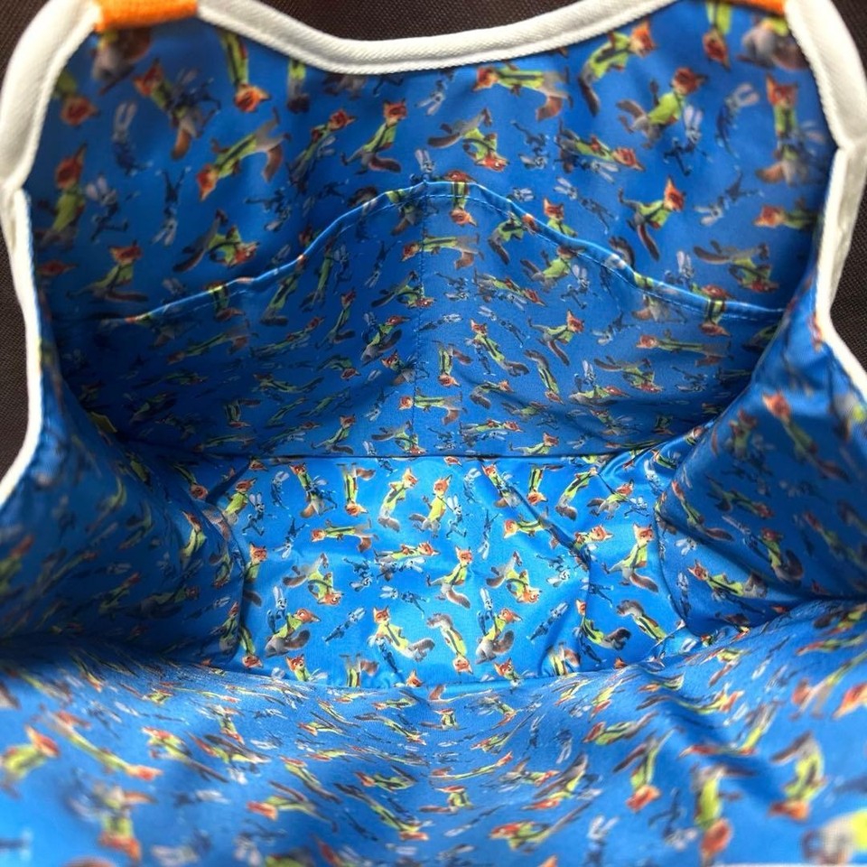 m1205 Disney Zootopia Nick Tote Bag Unused Cartoon Character Accessory ...