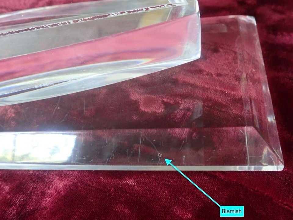 VTG LUCITE SAILBOAT. REGGIE LARSON, ARTIST. HEELING INTO THE WIND | eBay