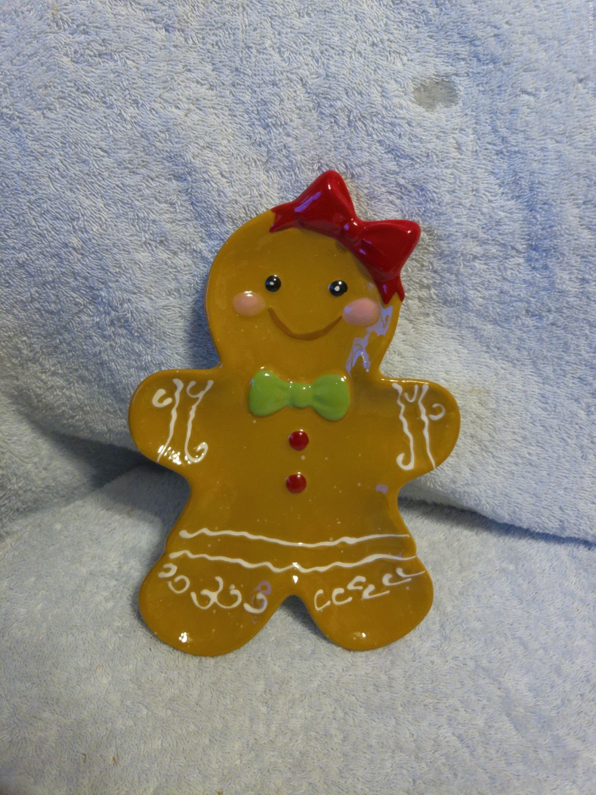 Gingerbread Girl Plate / Spoon Rest 5.5" X 8.5" New No Box Or Tag | eBay