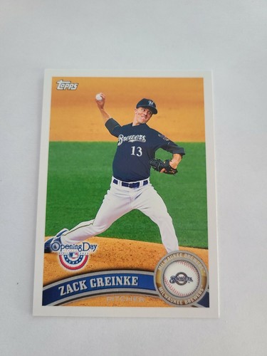 2011 Topps Baseball Card Zack Greinke 57 | eBay