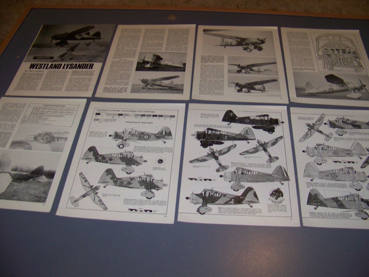 VINTAGE..WESTLAND LYSANDER VARIANTS..HISTORY/PHOTOS/PROFILES..RARE ...