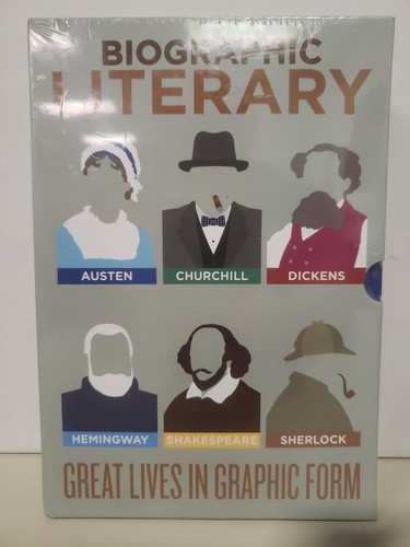 Great Lives In Graphic Form: BIOGRAPHIC LITERARY 6 Book BOX Set - BRAND ...
