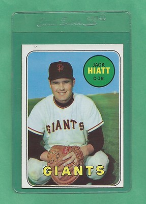 1969 Topps San Francisco Giants Jack Hiatt # 204 NM-MT Low Pop !!!! | eBay