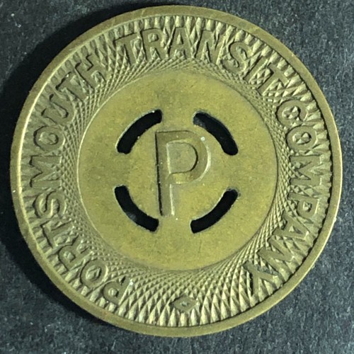 Portsmouth Transit Company Brass One Fare Token 23mm | eBay