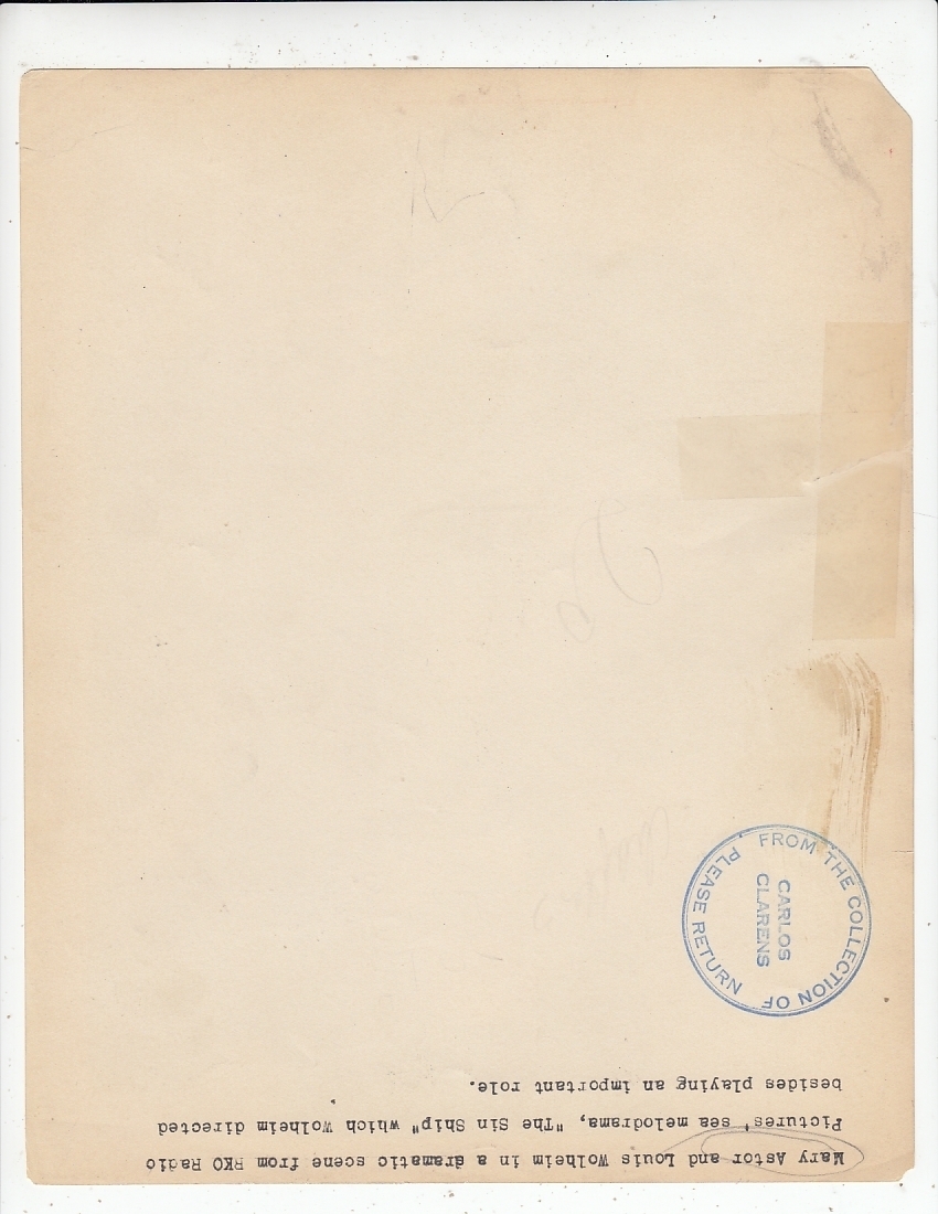 Louis Wolheim Sin Ship The Sin Ship DVD Mary Astor Dir. Wolheim