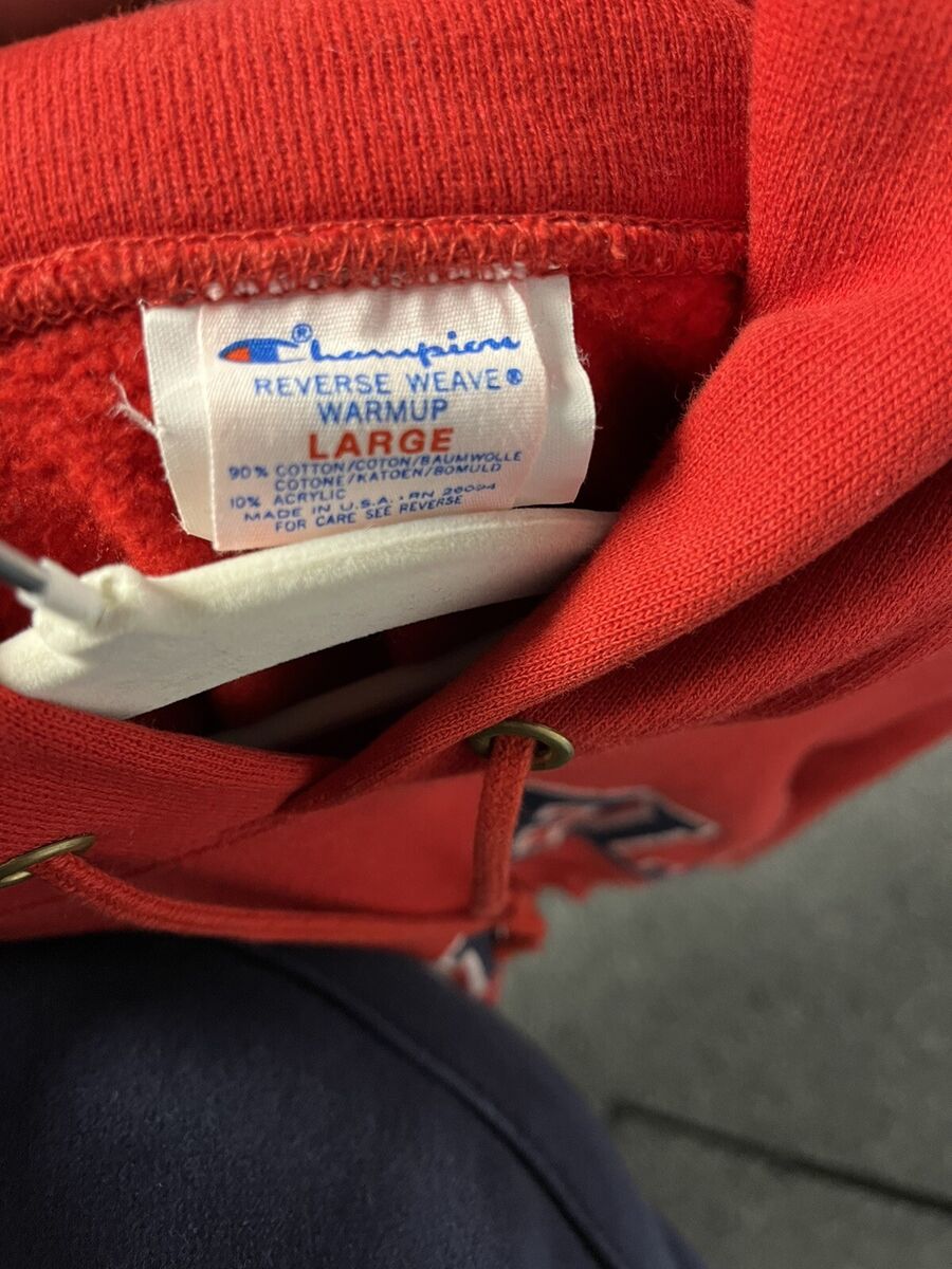 Vintage 80s Champion Reverse Weave Warm Up Hoodie Cornell Vintage 80s Champion Reverse Weave Warm Up Hoodie Cornell