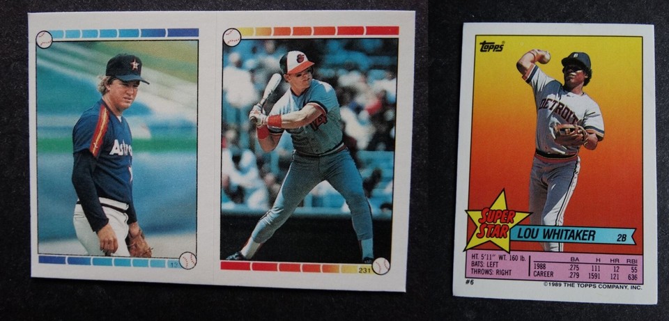1989 Topps Stickers Baseball Cards Complete Your Set U Pick From List 1 ...