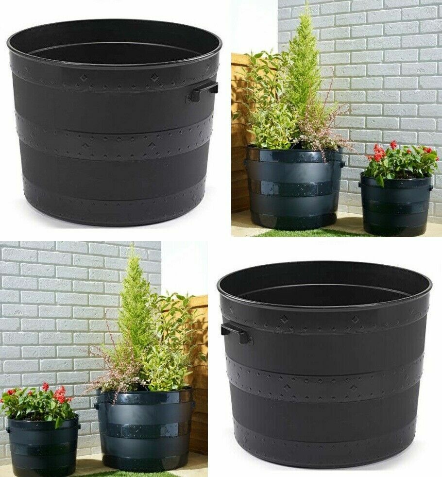 Plastic Barrel Planter Pot You Will Love It! Recycling Plastic Barrels