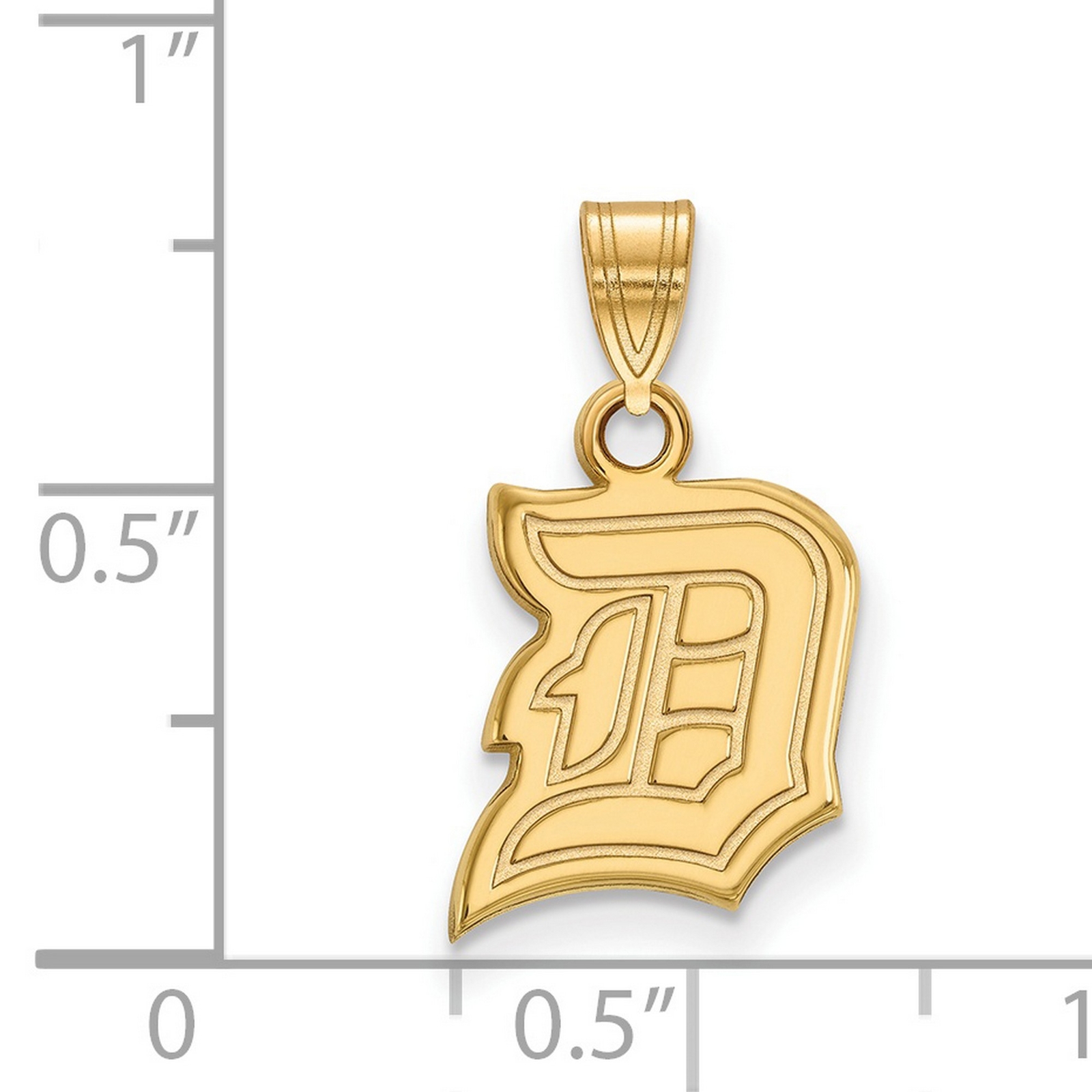 Duquesne University Dukes School Letter Logo Charm Pendant Gold Plated ...