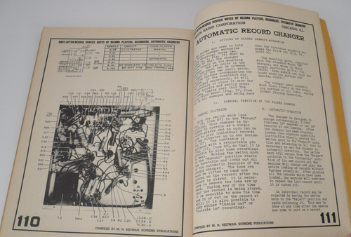 1946 Most-Often-Needed Service Notes on Record Players, Automatic ...