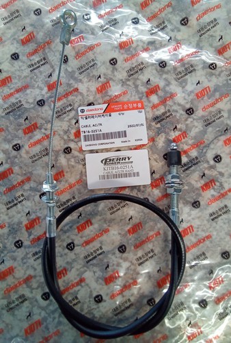 New Genuine OEM KIOTI TB16-0251A Hand Accelerator Cable for CX2510 ...