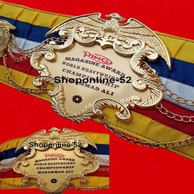 Muhammad Ali Boxing Heavyweigt Championship Title Adult Belt | eBay