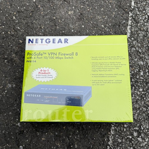 NETGEAR FVS114 ProSafe VPN Firewall with 4-Ports Internet | eBay