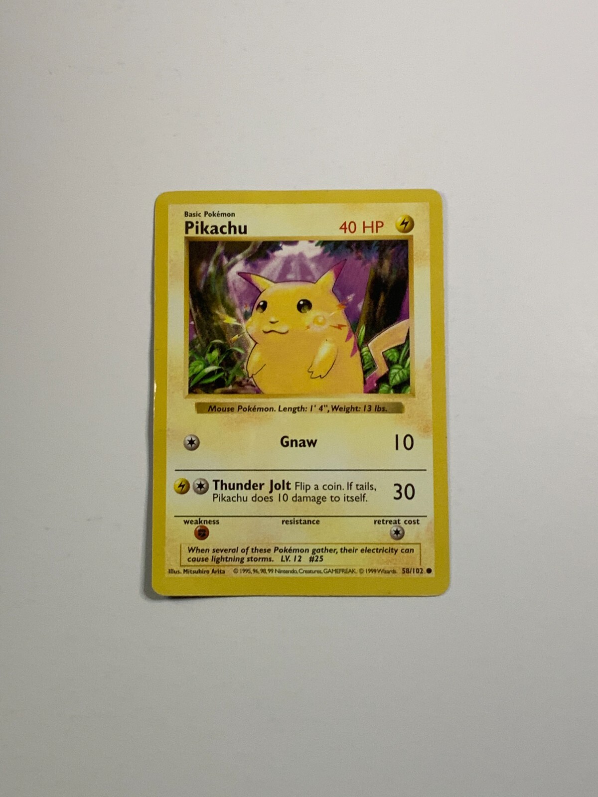Pikachu Base Set 1995 58/102 Mint Condition | eBay