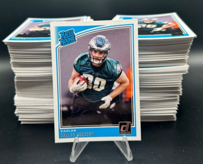 (300) 2018 Panini Donruss Dallas Goedert RC #347 Card Lot Philadelphia ...