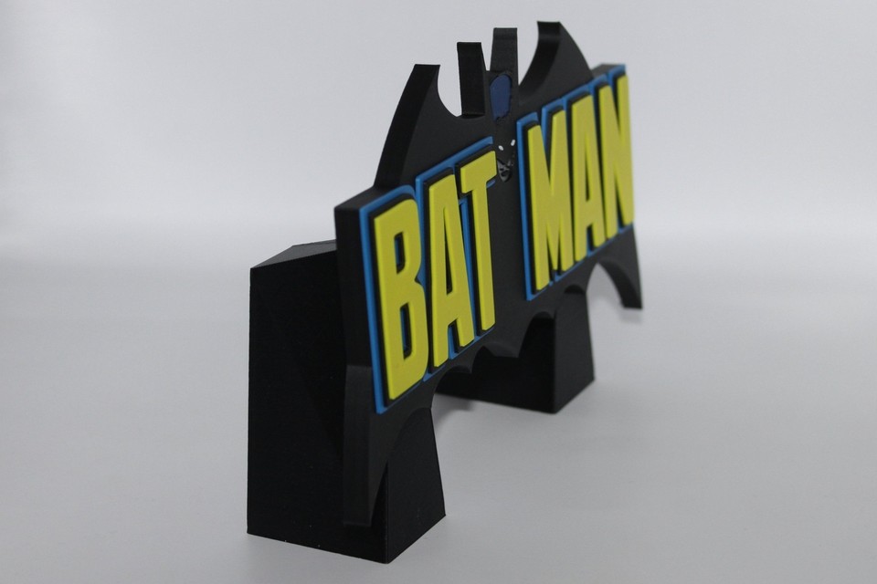 Batman 3D printed Logo Sign Wall Desk Shelf Art | eBay