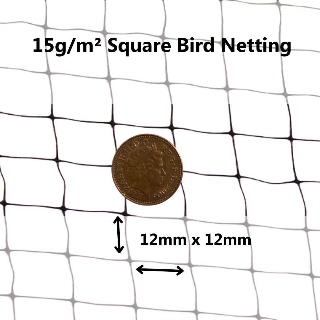 Anti Bird Square Netting | 2m x 10m | 12mm Mesh Hole | eBay UK