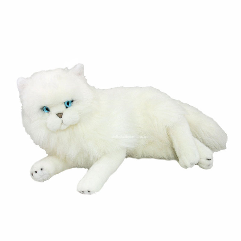 Snowflake the Persian Cat Soft Plush Toy 14"/36cm White Bocchetta Plush ...