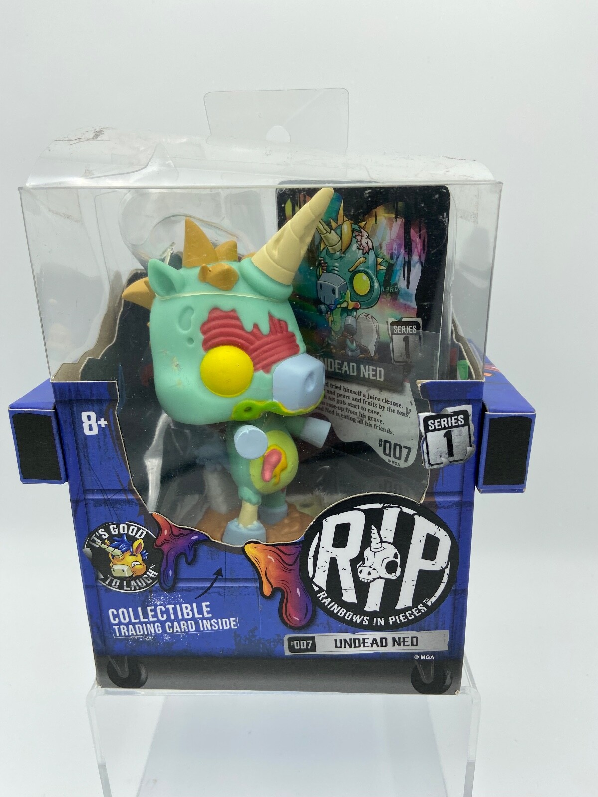 RIP Undead Ned Rainbows In Pieces Series 1 Unicorn #007 Trading Card | eBay