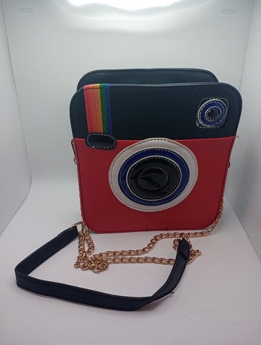 Colorful Red Insta Snap Chat Camera Novelty VSCO Festival Cross Body ...