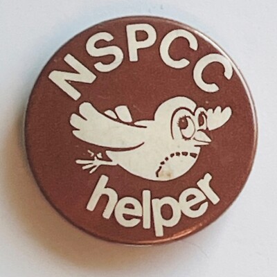 NSPCC Helper Vintage Badge National Society Prevention of Cruelty to ...