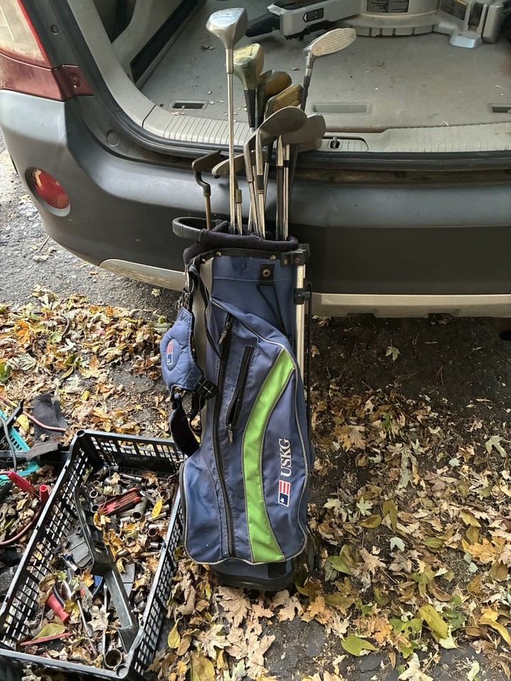 Men’s Complete RH Starter Set Golf Clubs w/ Stand Bag, Covers, Balls ...