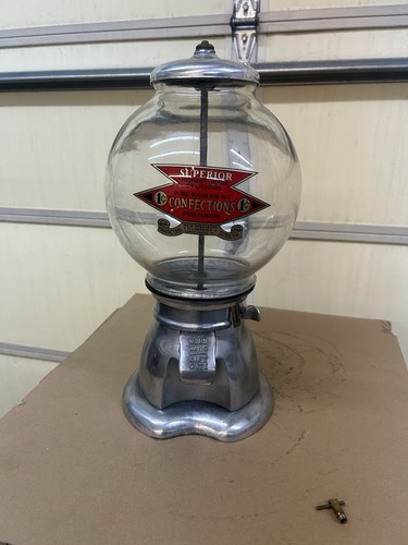 100 year old, Bluebird Bulk Vending Machine, Aluminum Vendor, Penny One ...