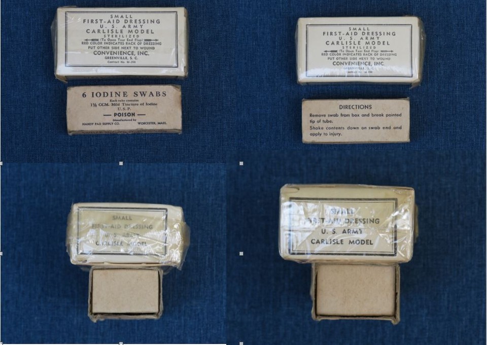 WWII US 1945 UNISSUED MEDICAL FIELD KIT with ALL CONTENTS SUPER CLEAN ...