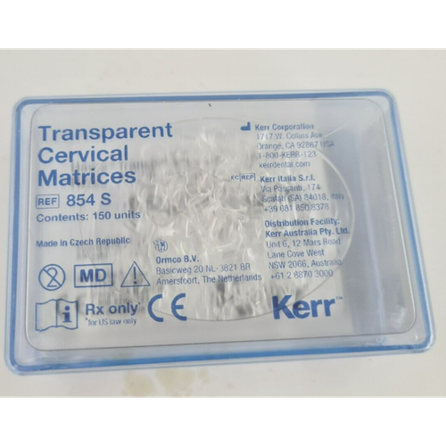 Kerr Transparent Cervical Matrices Ref 854 S | eBay