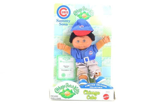 Sammy Sosa Chicago Cubs Limited Edition Cabbage Patch Doll MLB Baseball ...