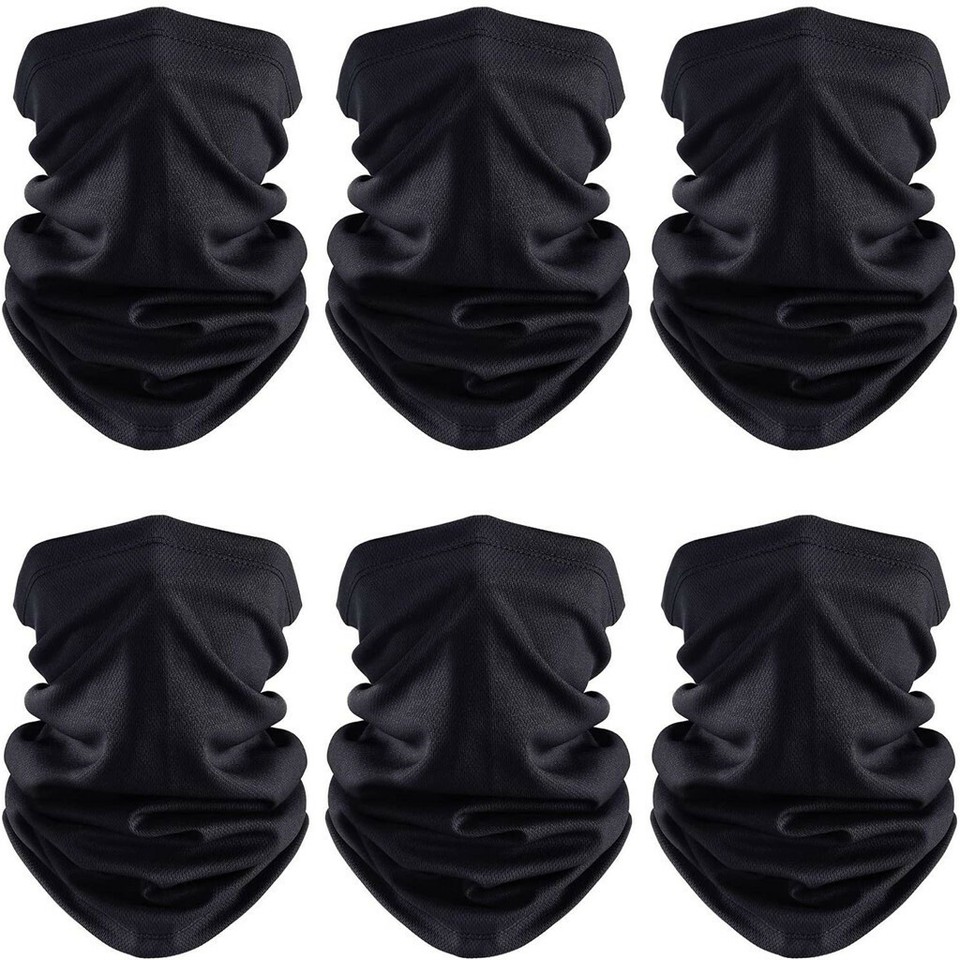 Multi-Use Bandana Face Cycling Biker Outdoor Snood Neck Scarf Tube ...