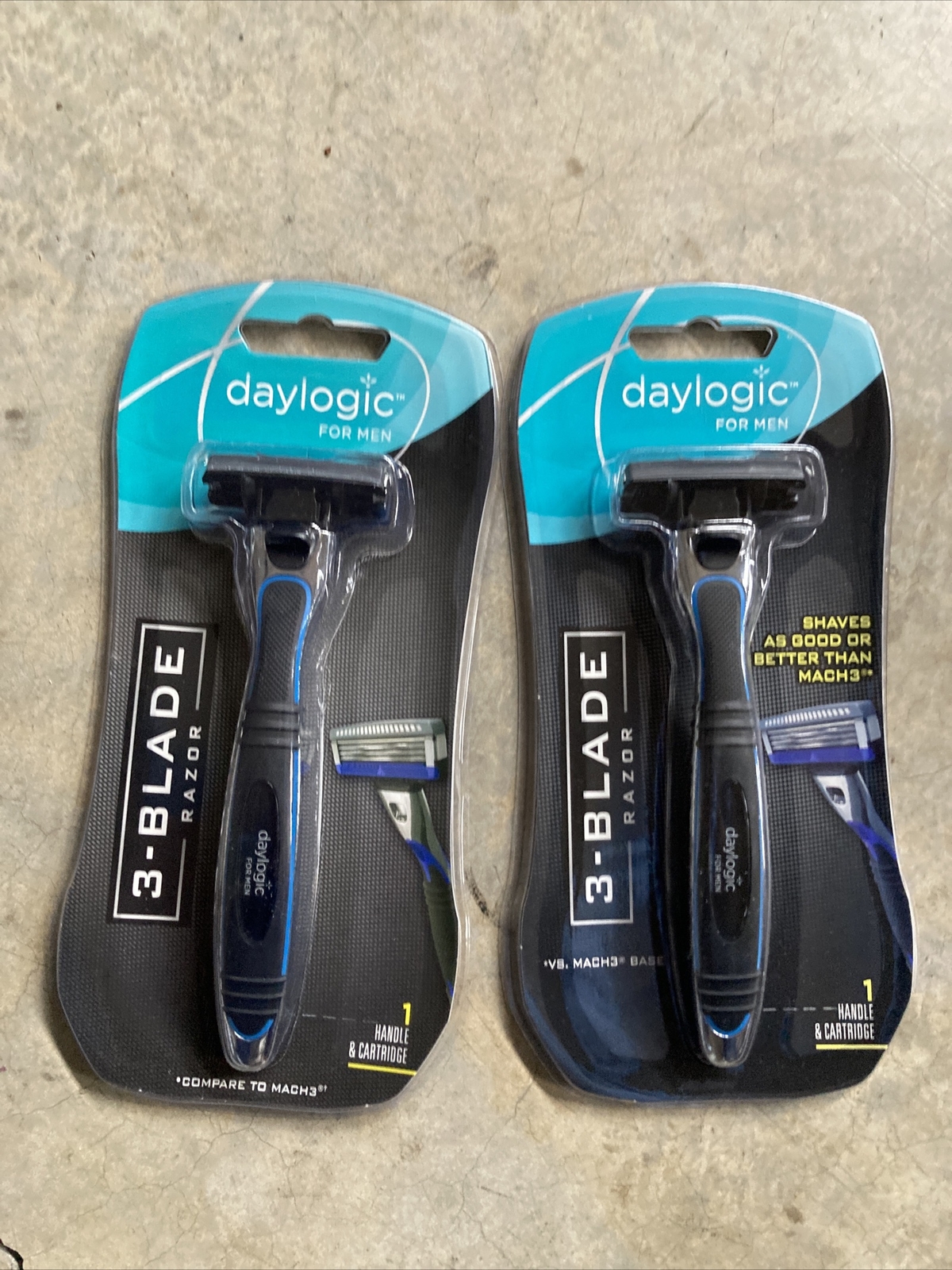 Daylogic for Men 3-blade Razor 1 Handle & Cartridge for sale online | eBay