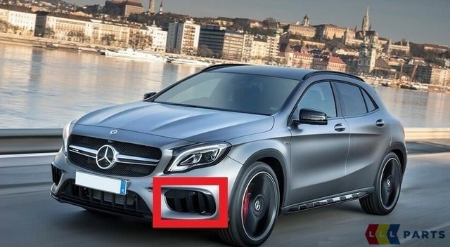 MB GLA X156 AMG Front Bumper Left Grille Cover A1568854001 OEM for sale ...