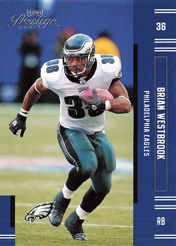 2005 Playoff Prestige #105 Brian Westbrook Philadelphia Eagles | eBay