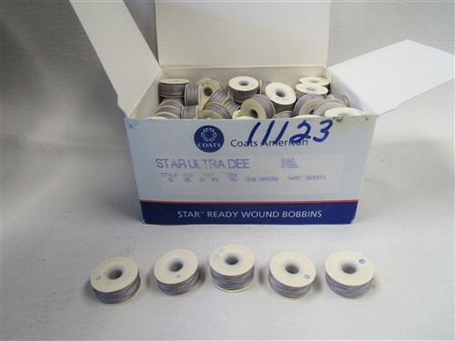 COATS ULTRA DEE SEWING MACHINE THREAD BOBBIN SET OF (120) STYLE G 25 ...