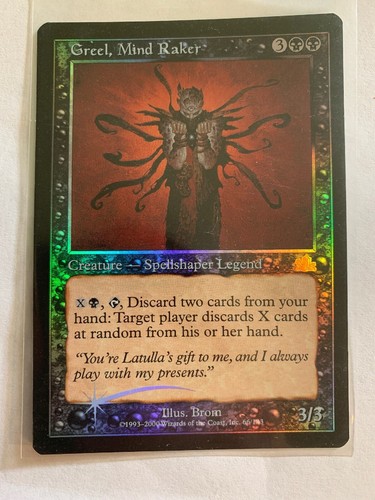 Greel, Mind Raker - Foil NM/Mint -Pack To Sleeve- MTG Prophecy Magic | eBay