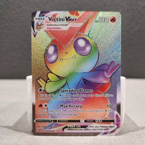 Victini VMAX 165/163 Battle Styles Holo Secret Rare Pokemon Card | eBay