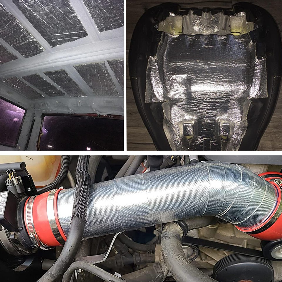 Sound Deadener Mat Car Heat Shield Insulation Cover For UTV ATV Polaris ...